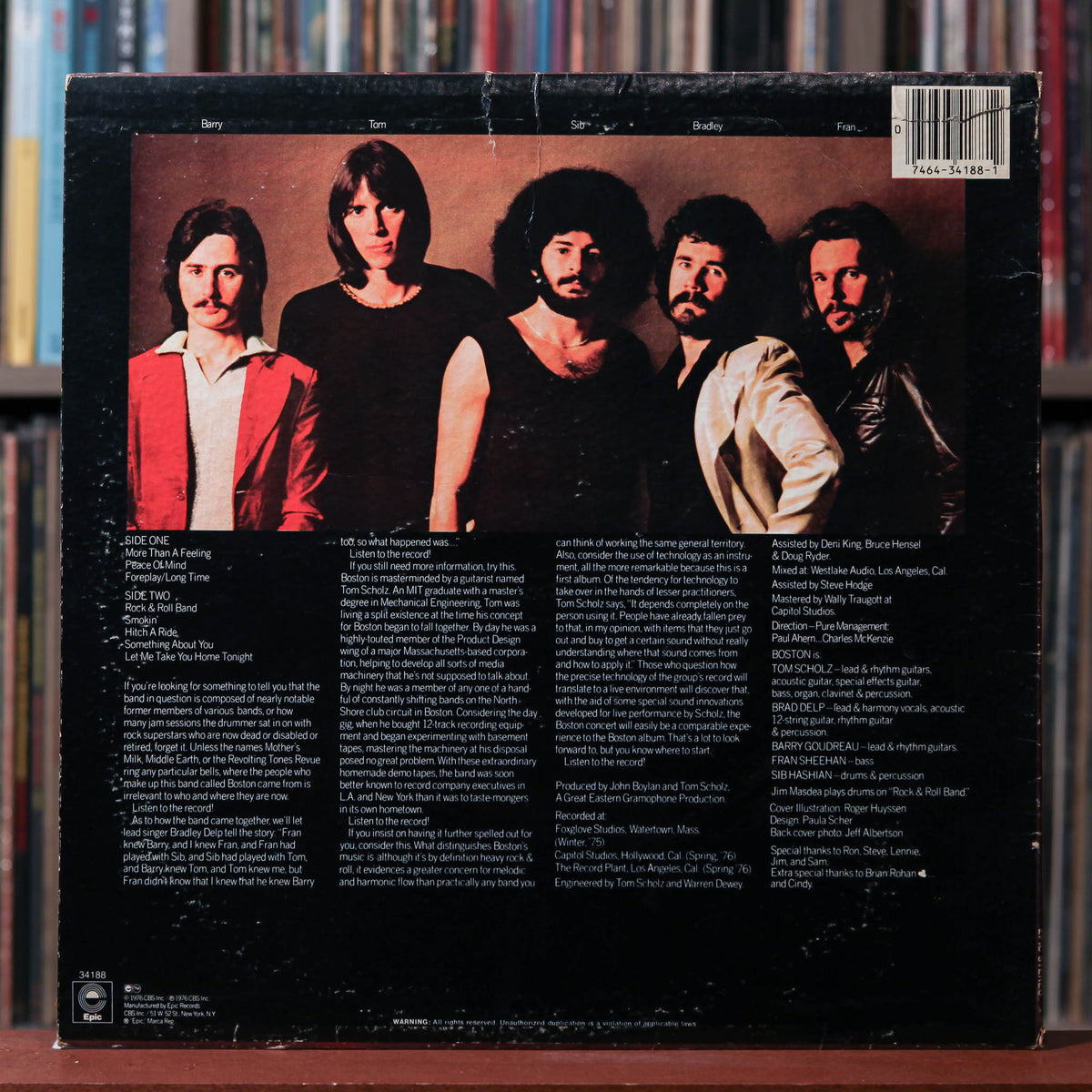 Boston - Boston - 1979 Epic, VG/VG+