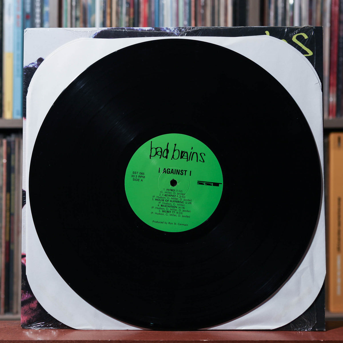Bad Brains - I Against I - IN SHRINK 1990's SST Records, EX/EX