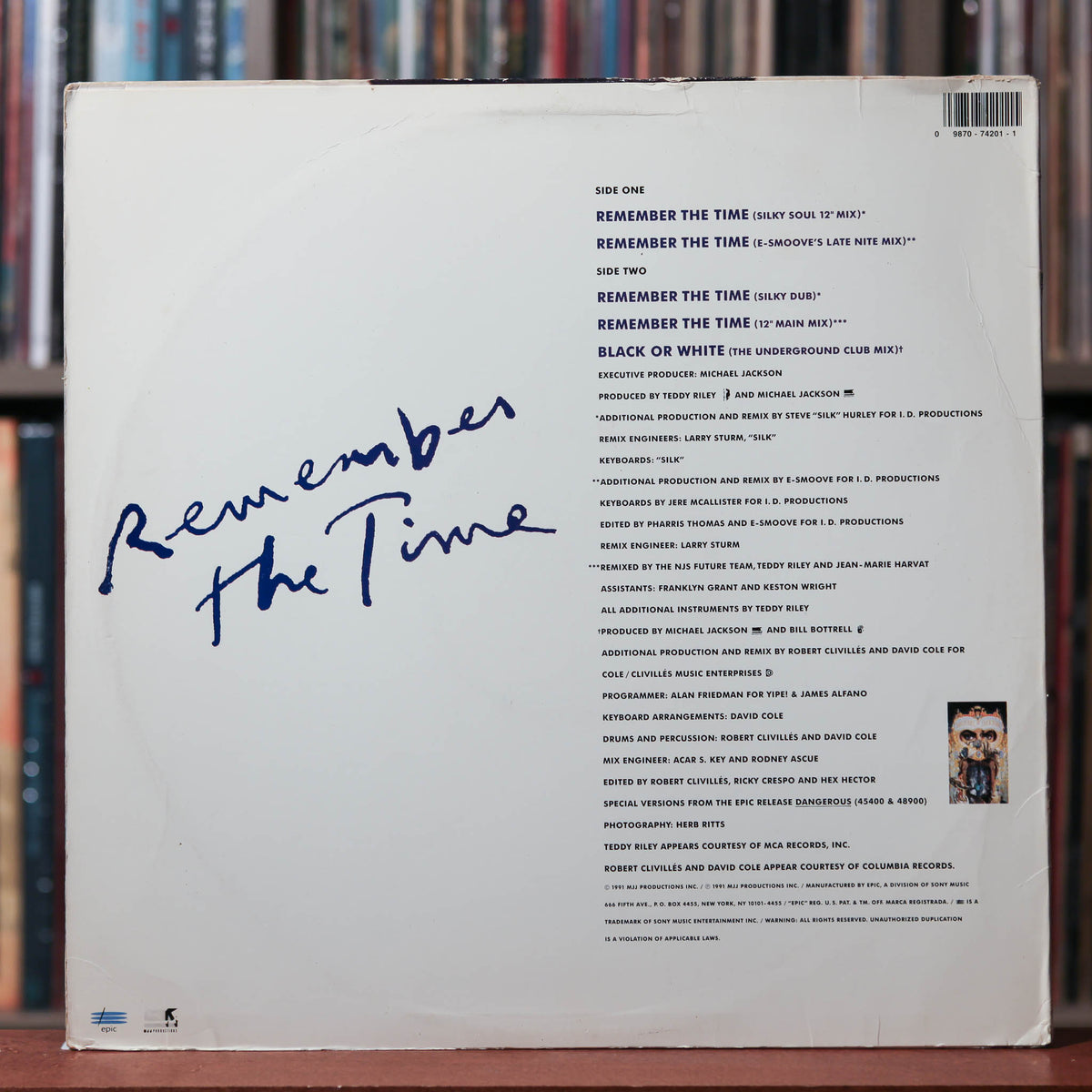 Michael Jackson - Remember The Time - 1992 Epic, VG/VG