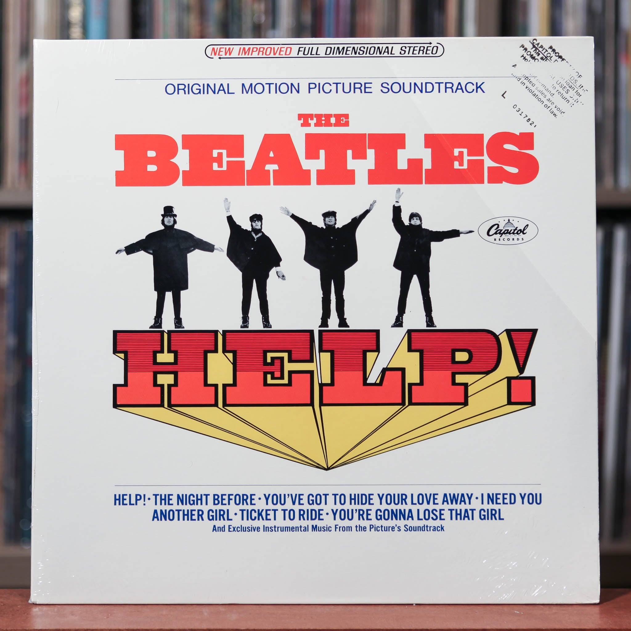 The Beatles - Help! - RARE PROMO - 1965 Capitol, SEALED