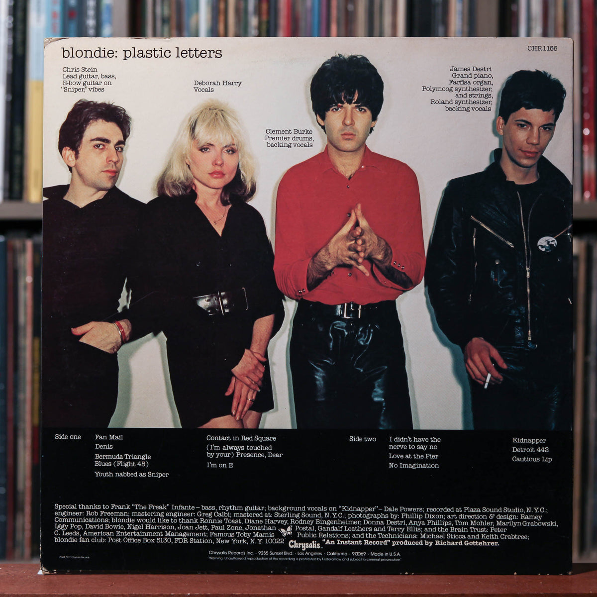 Blondie - Plastic Letters - 1978 Chrysalis, VG+/EX