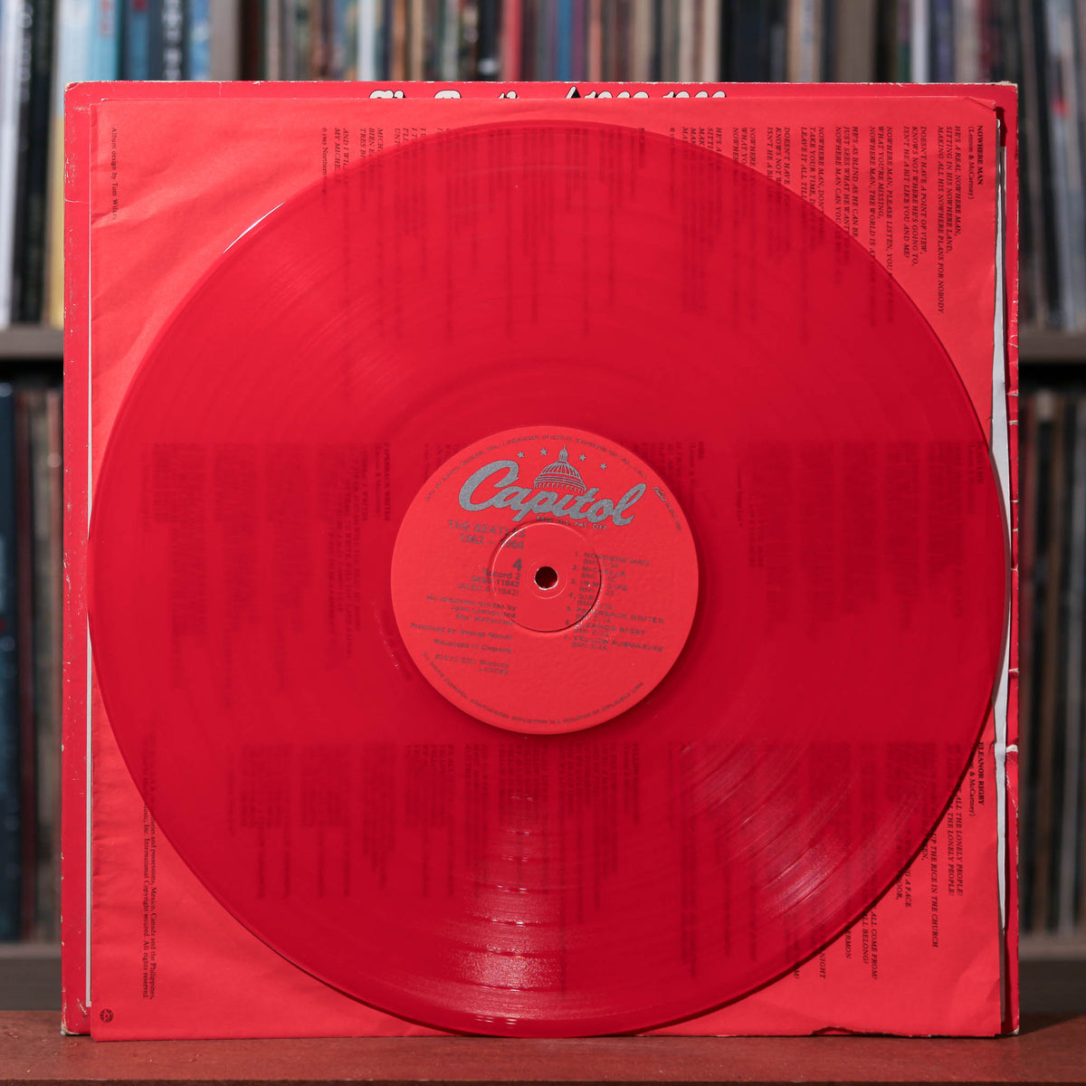 The Beatles - 1962-1966 - 2LP TRANSLUCENT RED VINYL 1978 Capitol Recor