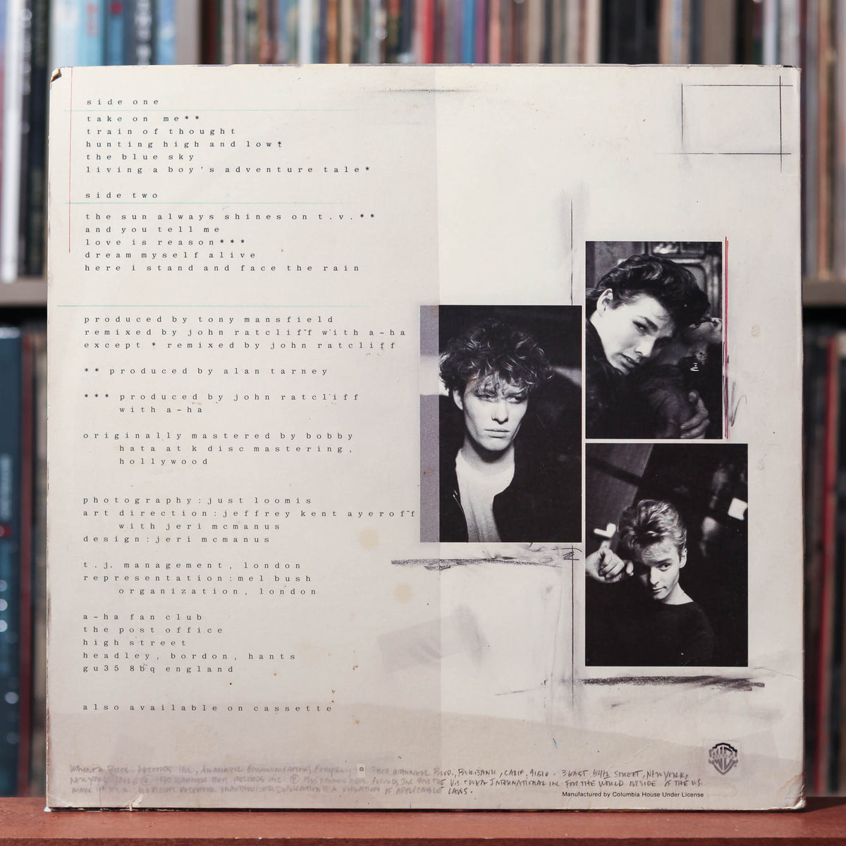 a-ha - Hunting High And Low - 1985 Warner, VG/VG