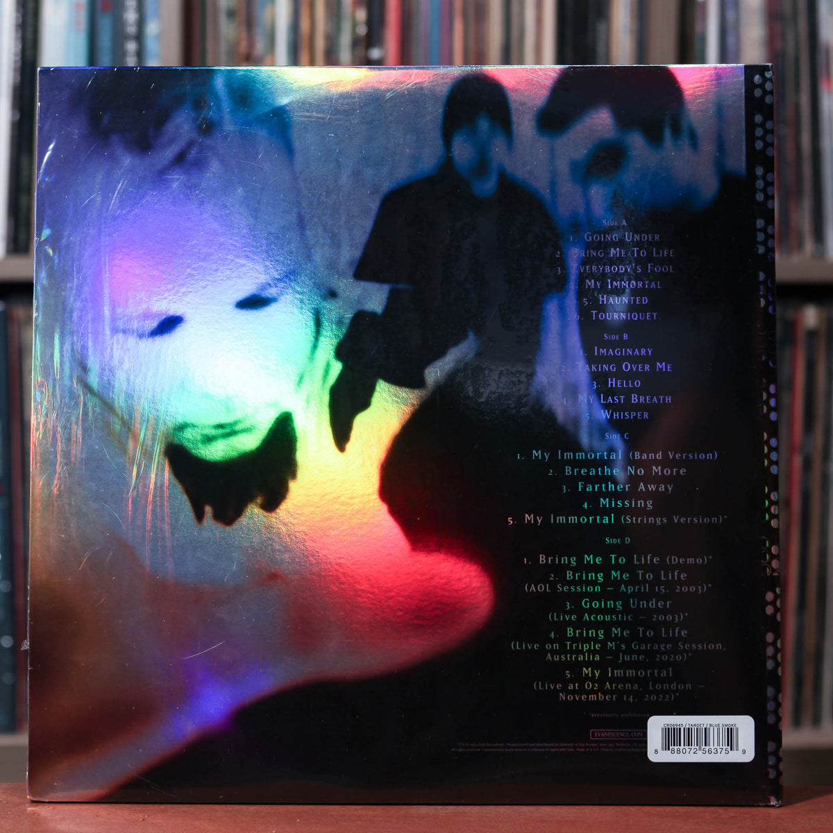 Evanescence - Fallen - Blue Smoke Vinyl - 2023 Craft Recordings, SEALE