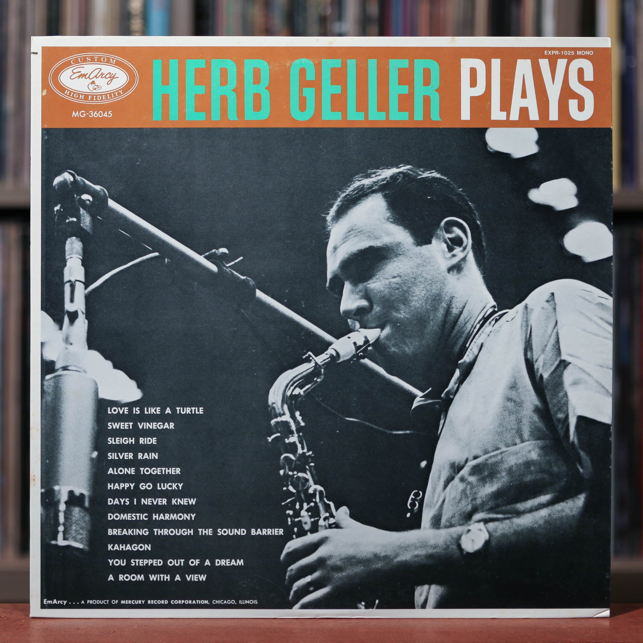 Herb Geller - Herb Geller Plays - Japanese Import - 1980's Mercury, EX