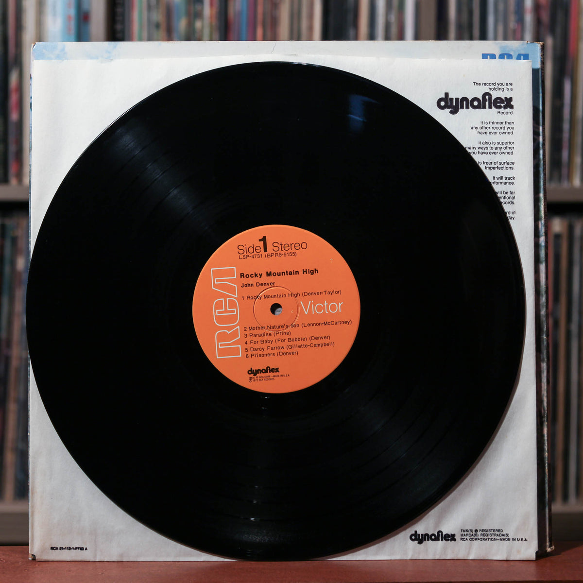 John Denver ‎- Rocky Mountain High - 1972 RCA Victor, VG+/VG+