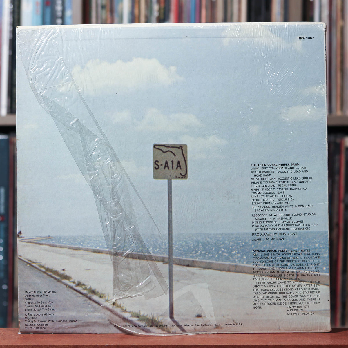 Jimmy Buffett - A1A - 1974 MCA, VG+/VG