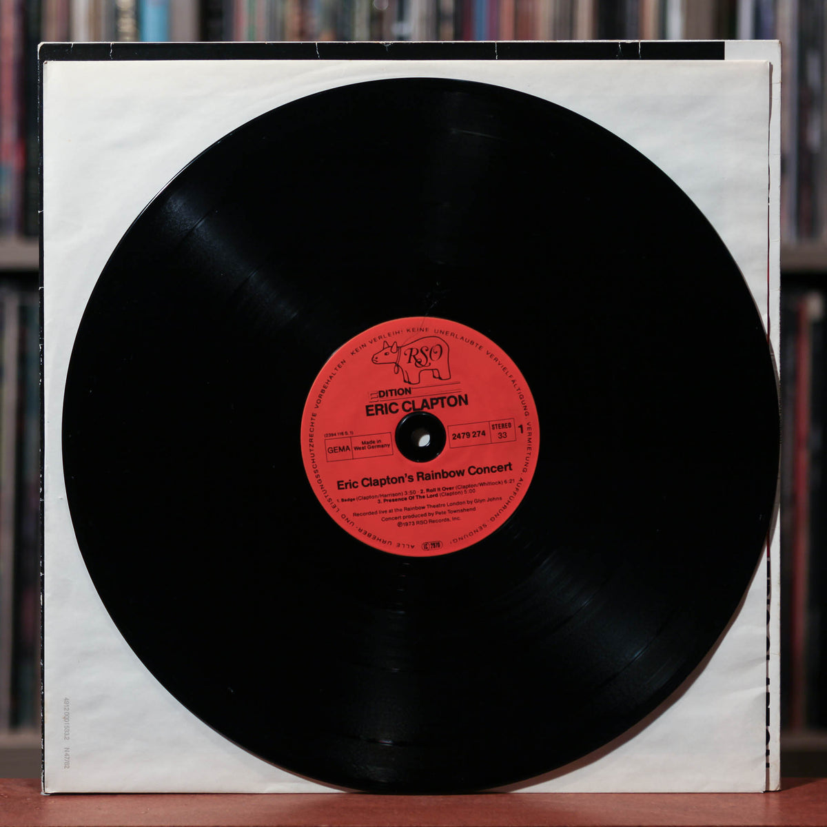 Eric Clapton - Eric Clapton's Rainbow Concert - 1973 RSO Germany - VG+