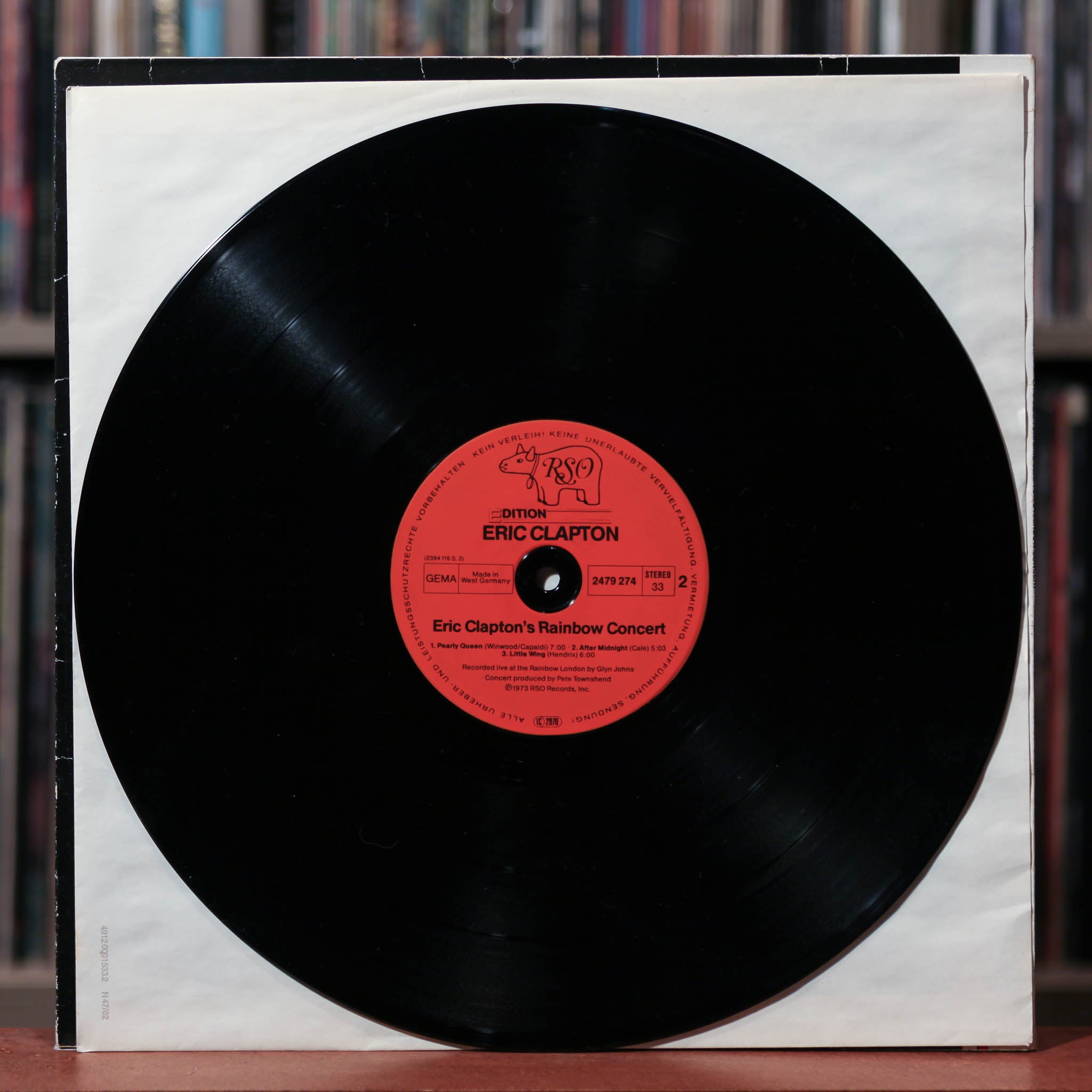 Eric Clapton - Eric Clapton's Rainbow Concert - 1973 RSO Germany - VG+