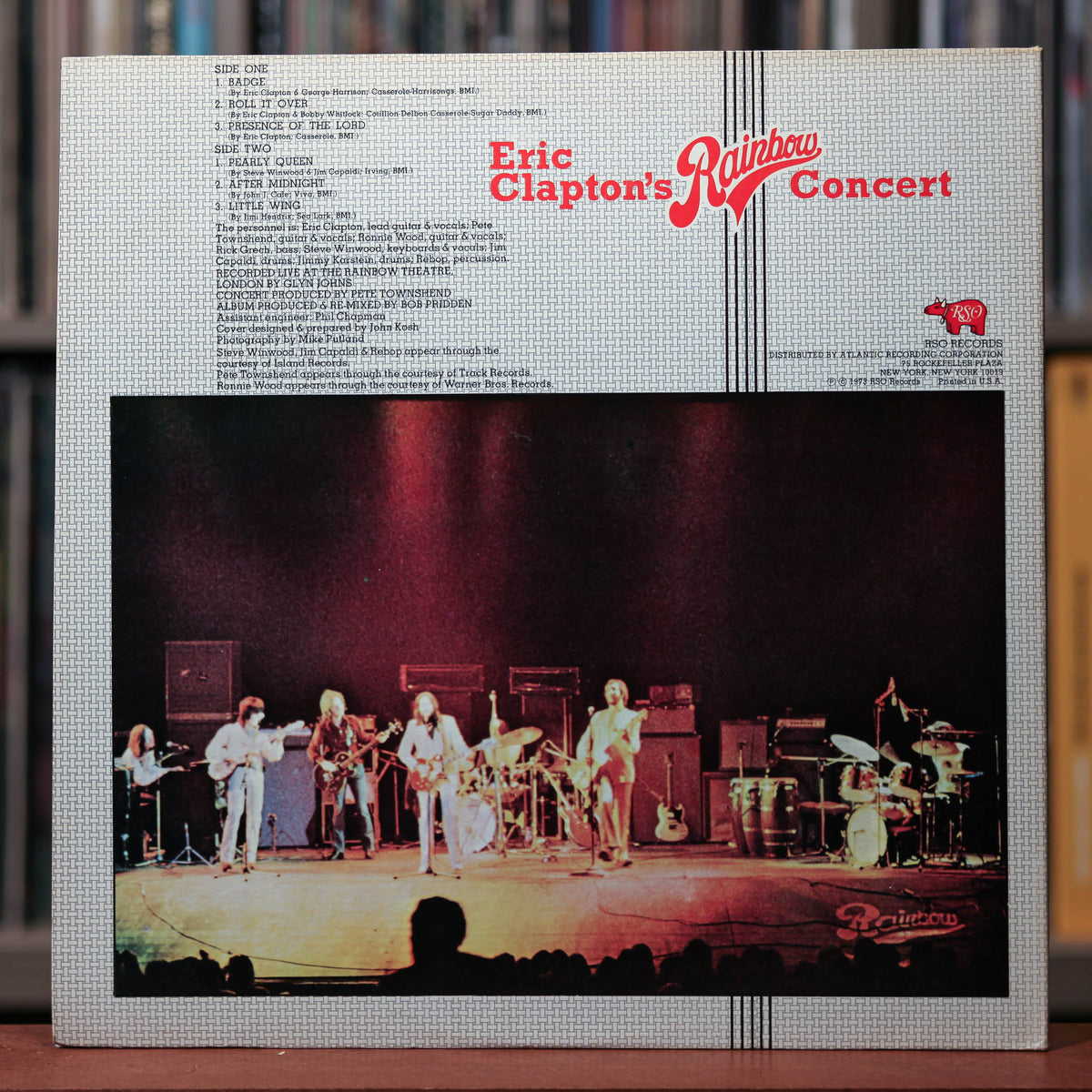Eric Clapton - Eric Clapton's Rainbow Concert - 1973 RSO, EX/EX