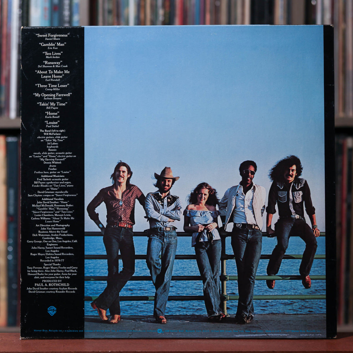 Bonnie Raitt - Sweet Forgiveness - 1977 Warner Bros. Records, VG/VG