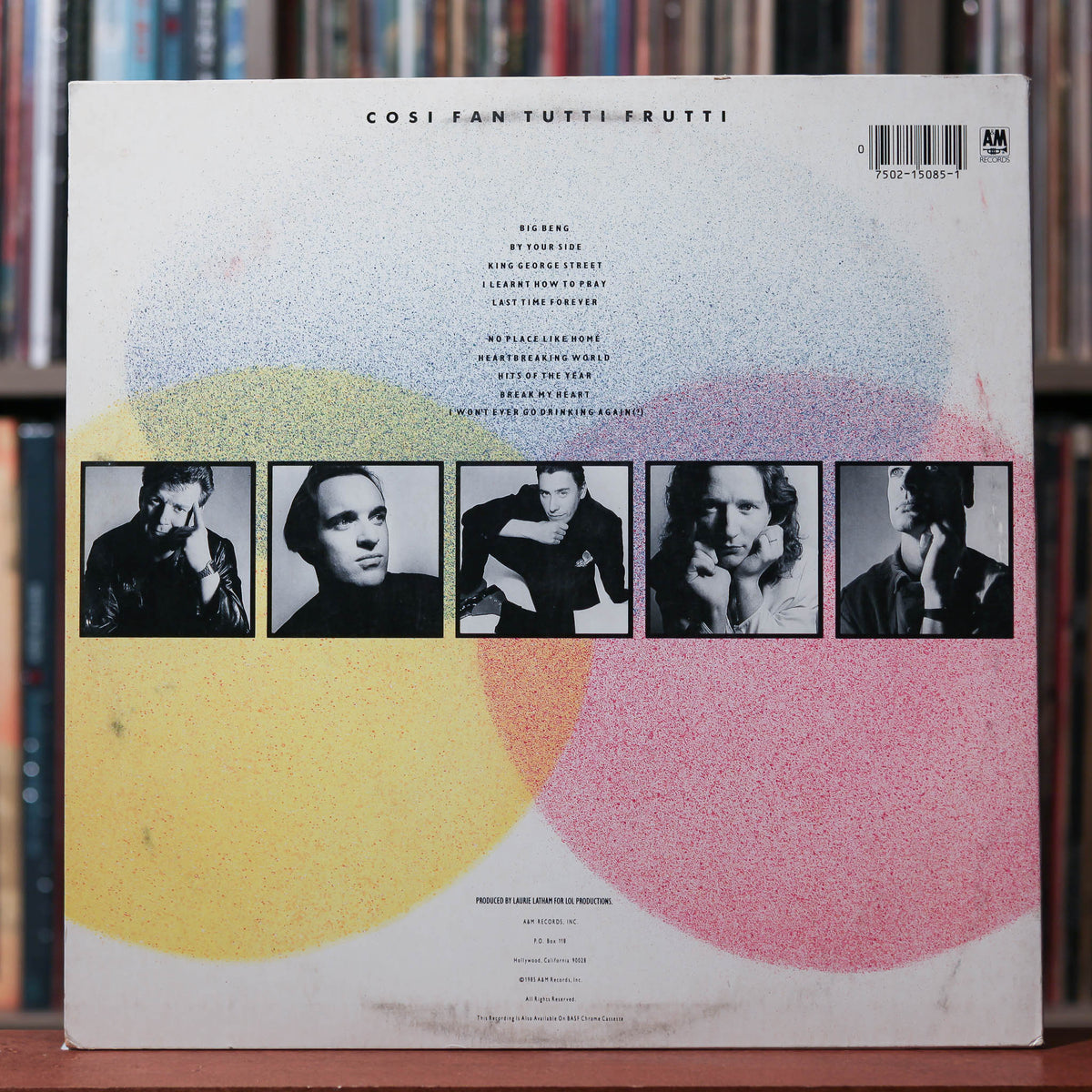 Squeeze - Cosi Fan Tutti Frutti - 1985 A&M Records, VG/VG+