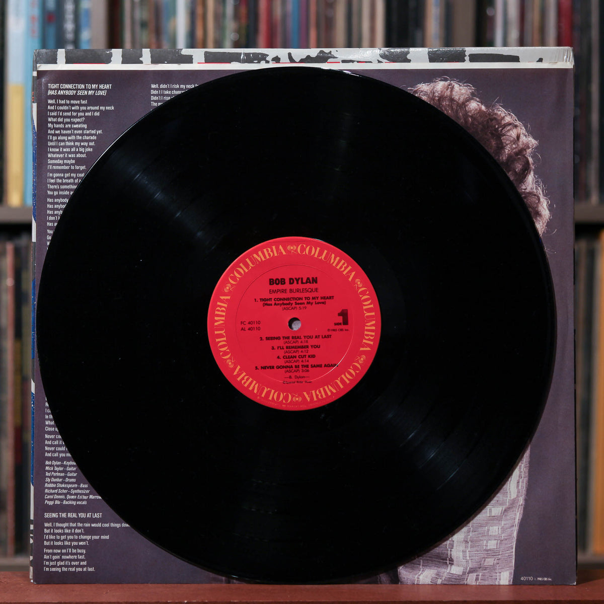 Bob Dylan - Empire Burlesque - IN SHRINK 1985 Columbia, VG+/VG+