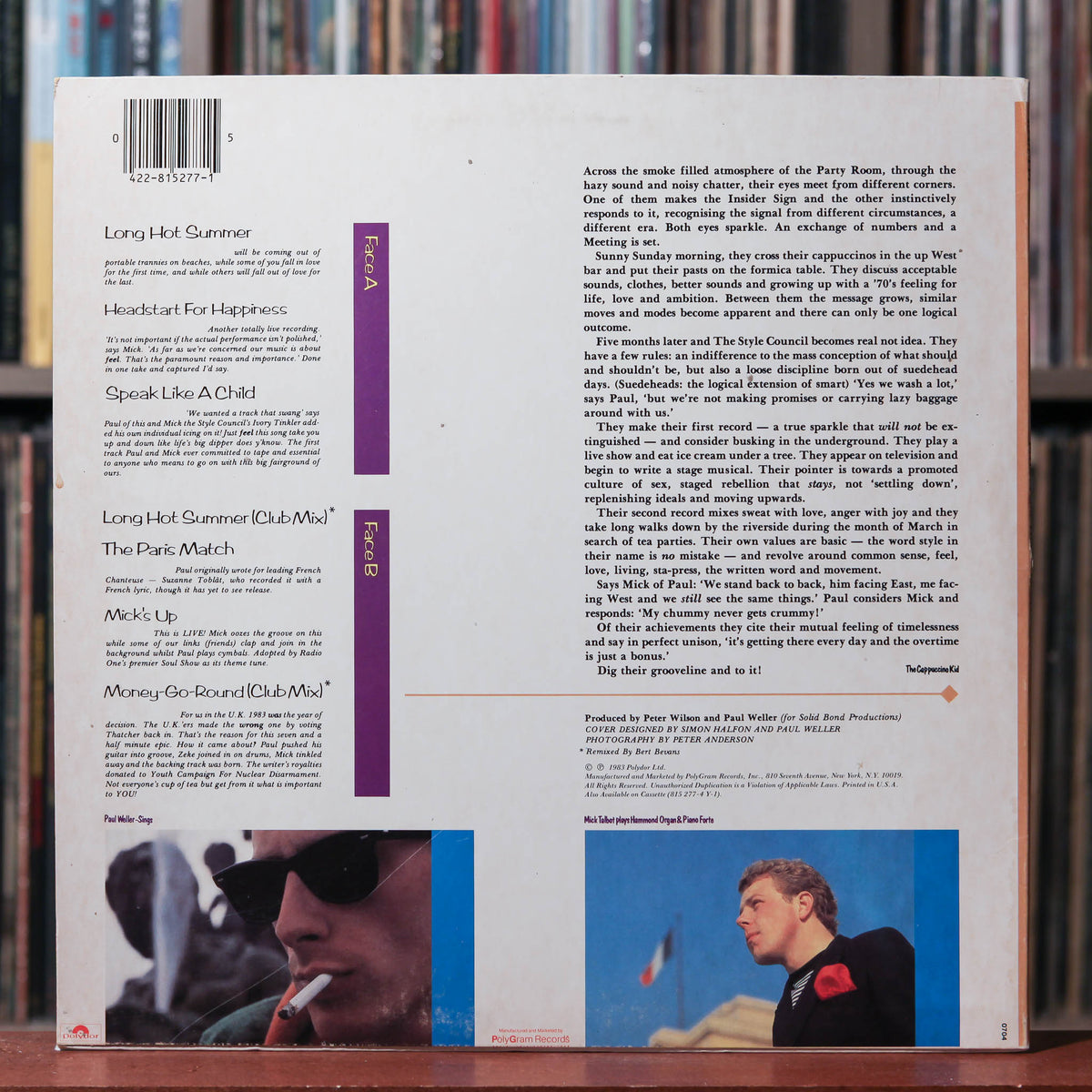 The Style Council - Introducing: The Style Council - 1983 Polydor, VG/