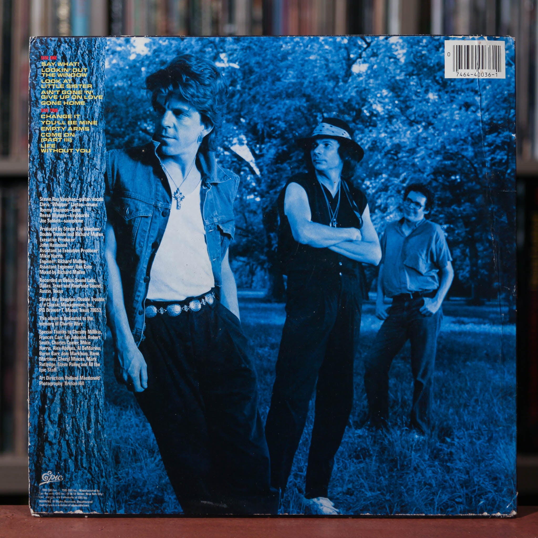 Stevie Ray Vaughan - Soul To Soul - 1985 Epic, VG/VG+