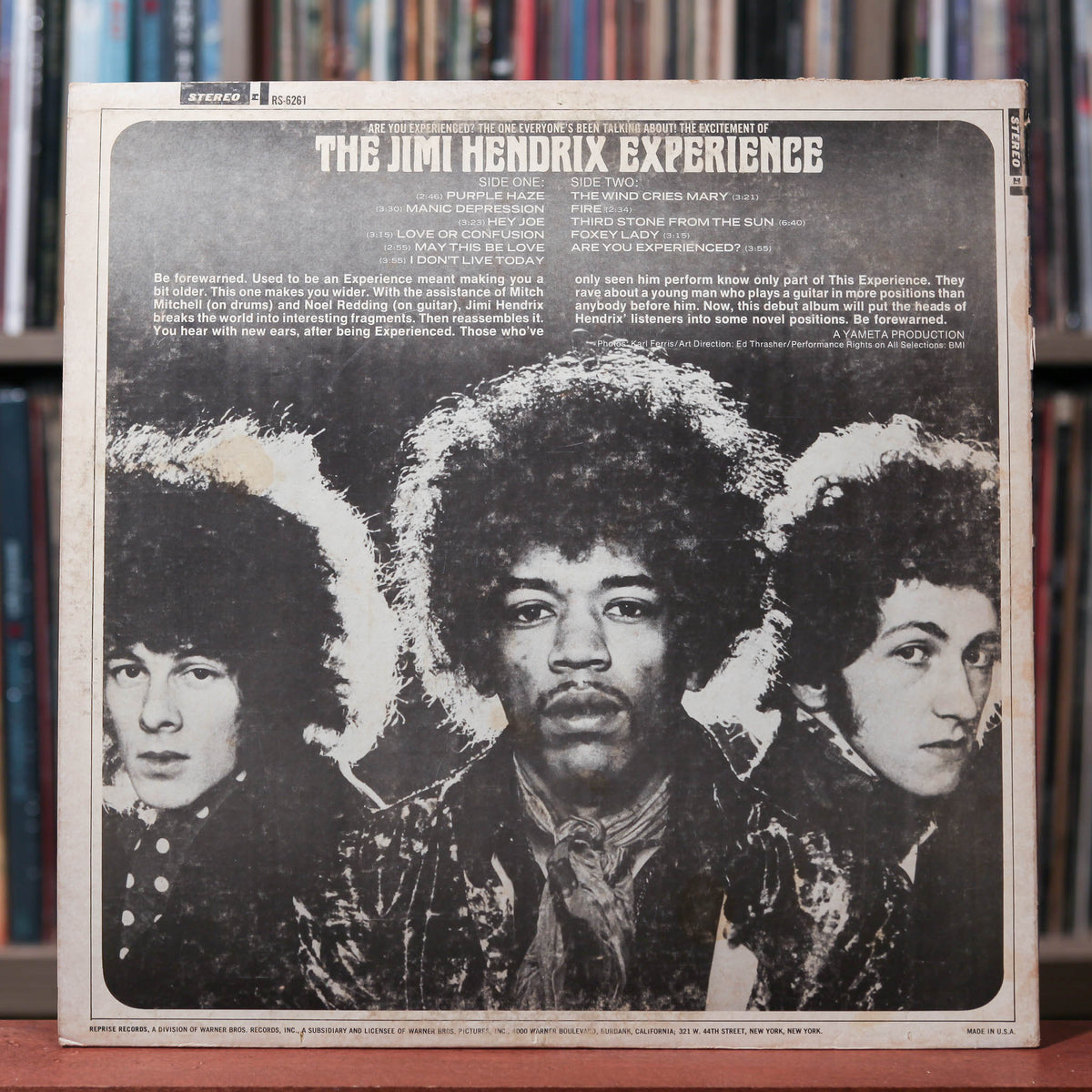 The Jimi Hendrix Experience - Are You Experienced? - 1979 Reprise Reco