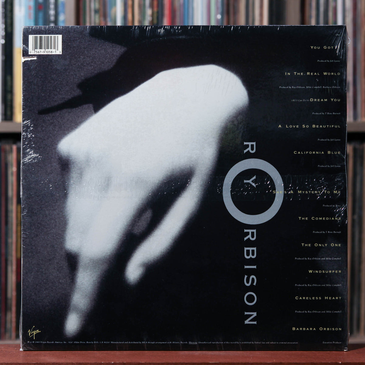 Roy Orbison - Mystery Girl - IN SHRINK W/ HYPE 1989 Virgin, EX/EX