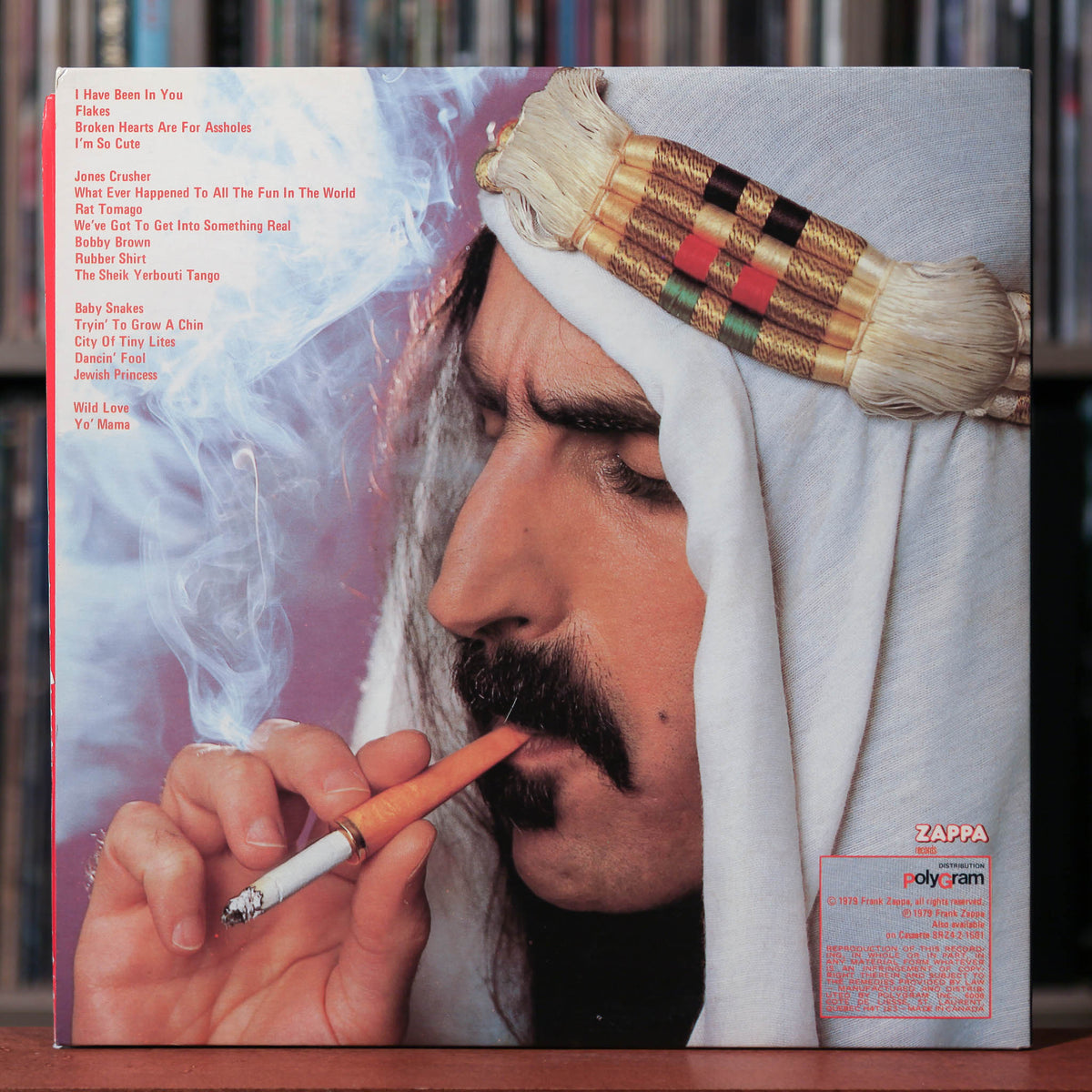 Frank Zappa - Sheik Yerbouti - 2LP - Canada Import - 1979 Zappa Record