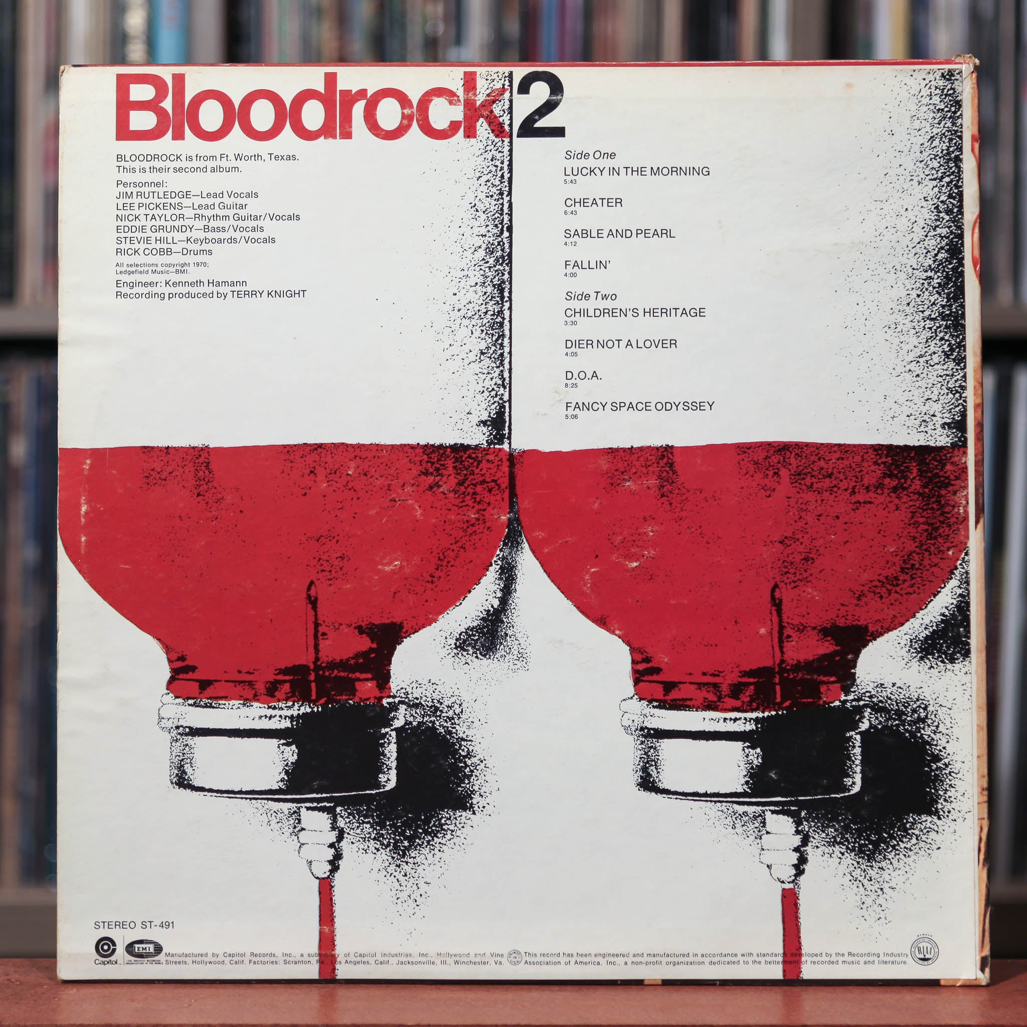 Bloodrock - Bloodrock 2 - 1970 Capitol, VG/VG