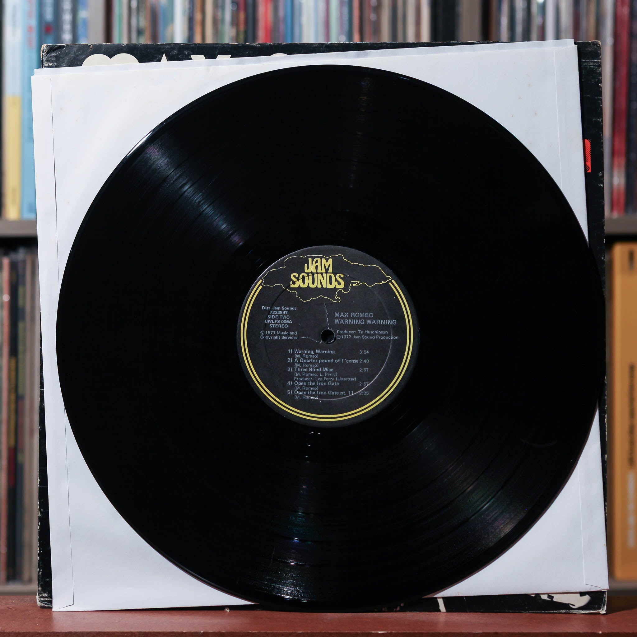 Max Romeo - Warning Warning! - JAMAICA 1977 Jam Sounds, VG/VG