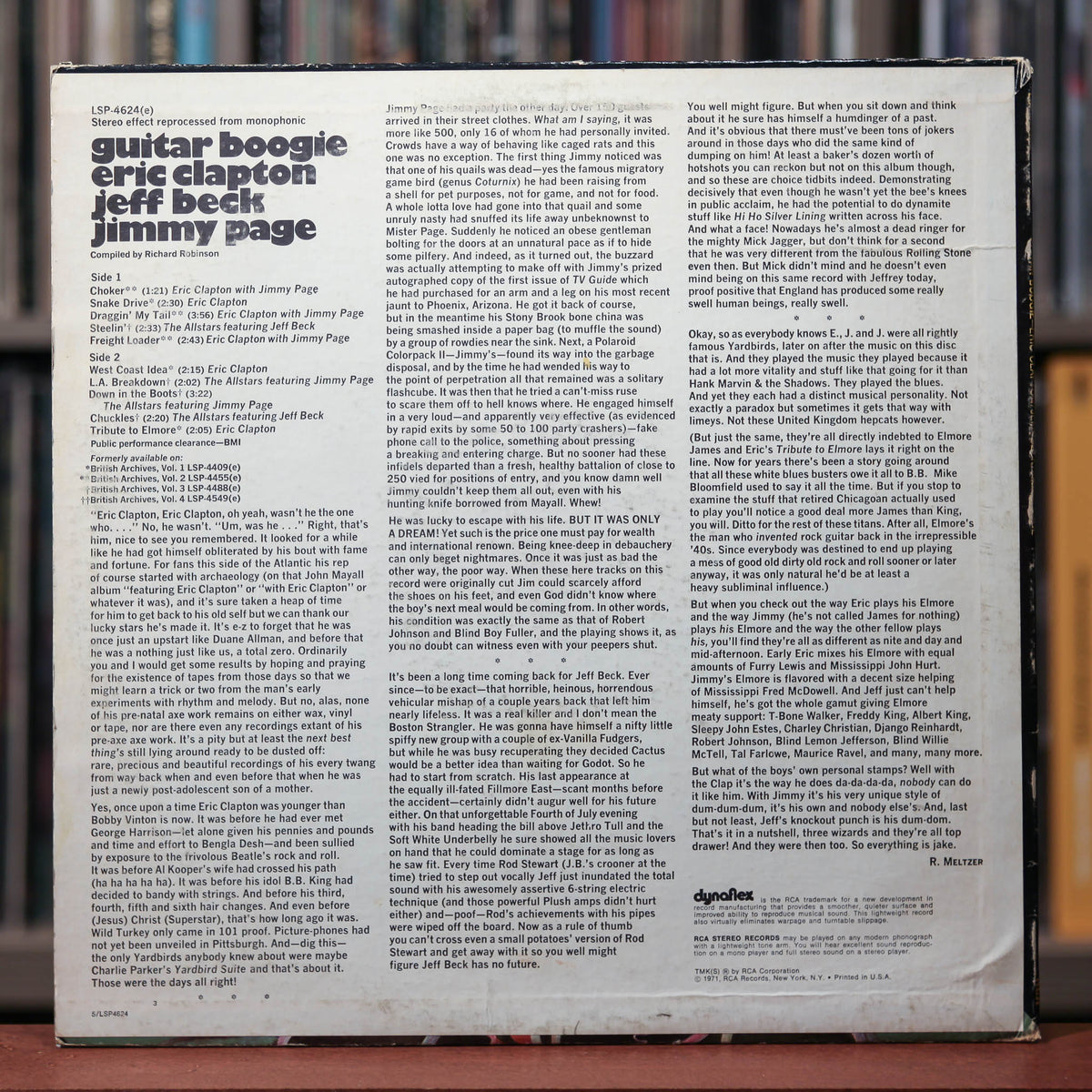 Eric Clapton, Jeff Beck, Jimmy Page - Guitar Boogie - 1971 RCA Victor,