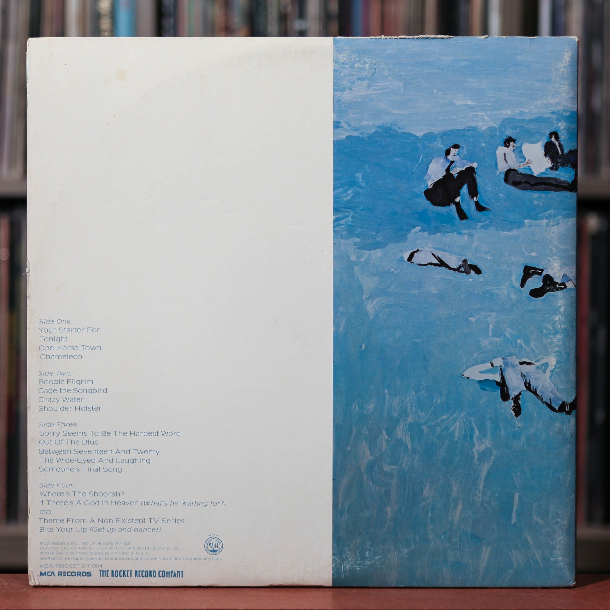 Elton John - Blue Moves - 2LP - 1976 MCA, VG+/VG