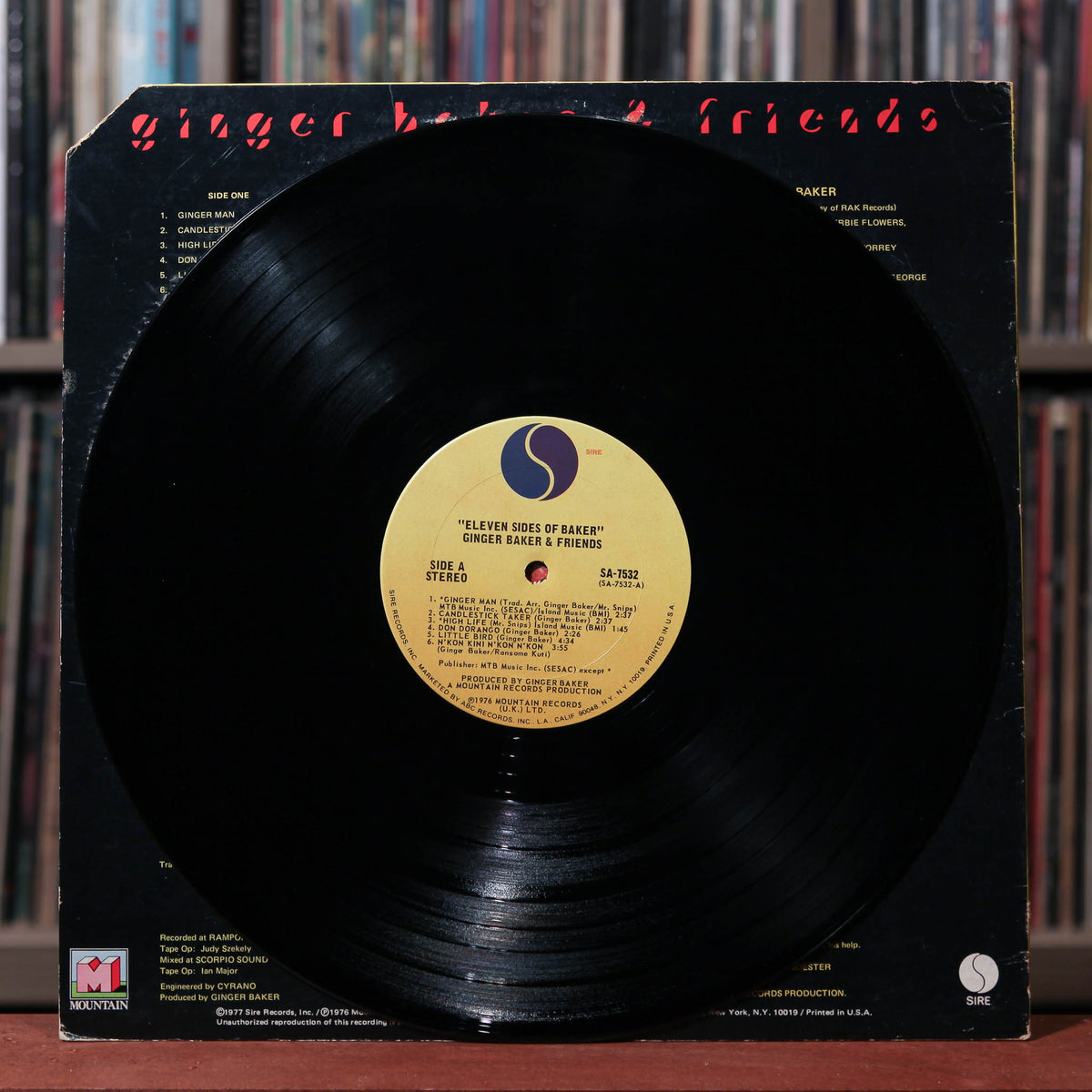 Ginger Baker & Friends - Eleven Sides Of Baker - 1977 Sire, VG/VG+