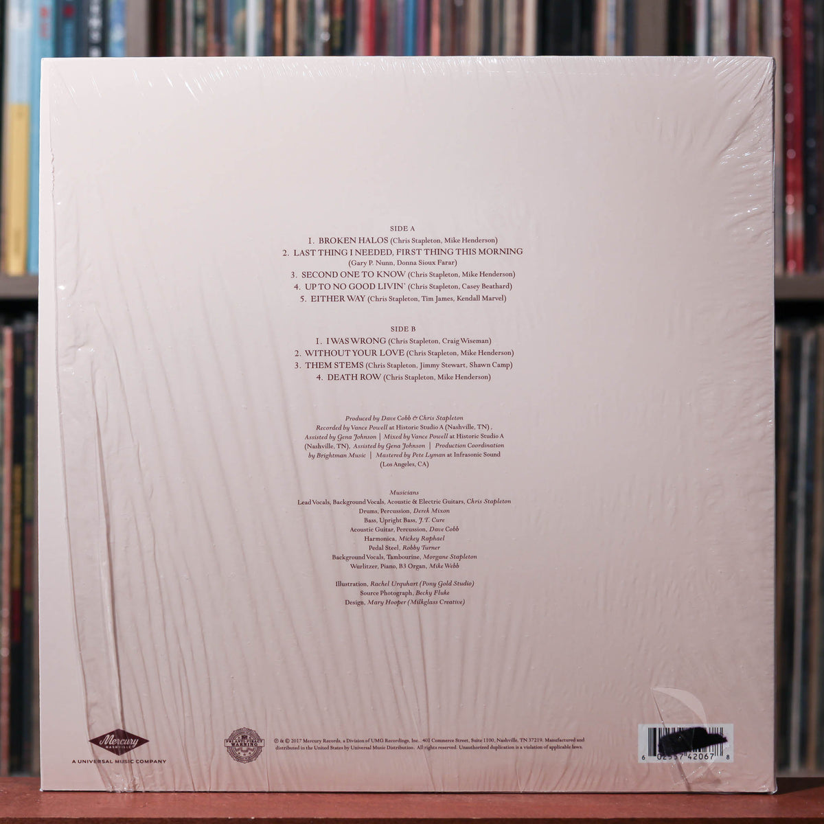 Chris Stapleton - From A Room: Volume 1 - IN SHRINK 2017 Mercury Nashv