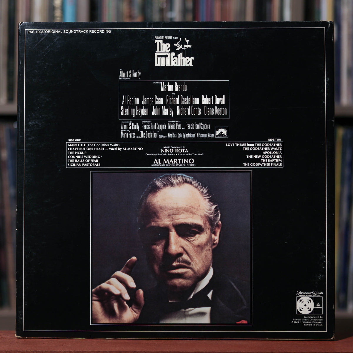 The Godfather (Original Soundtrack Recording) - 1972 Paramount, EX/EX