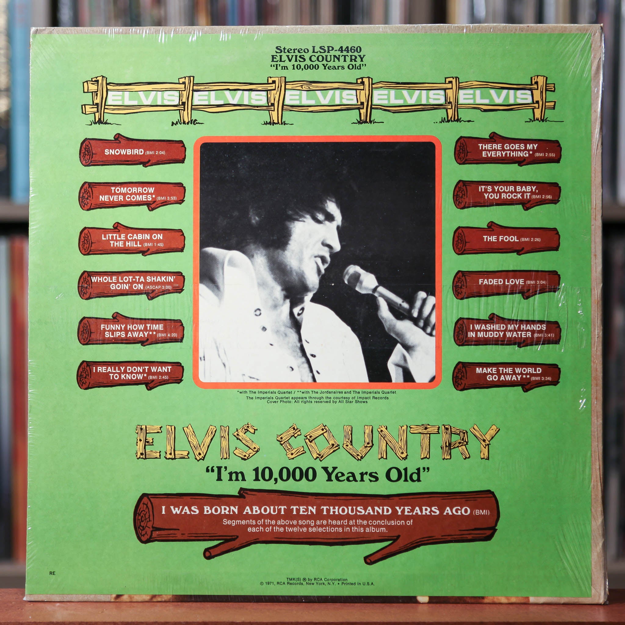 Elvis Presley - Elvis Country (I'm 10,000 Years Old) - 1971 RCA Victor