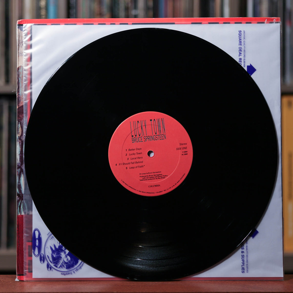 Bruce Springsteen - Lucky Town - 1992 Columbia, VG+/VG+ w/Shrink