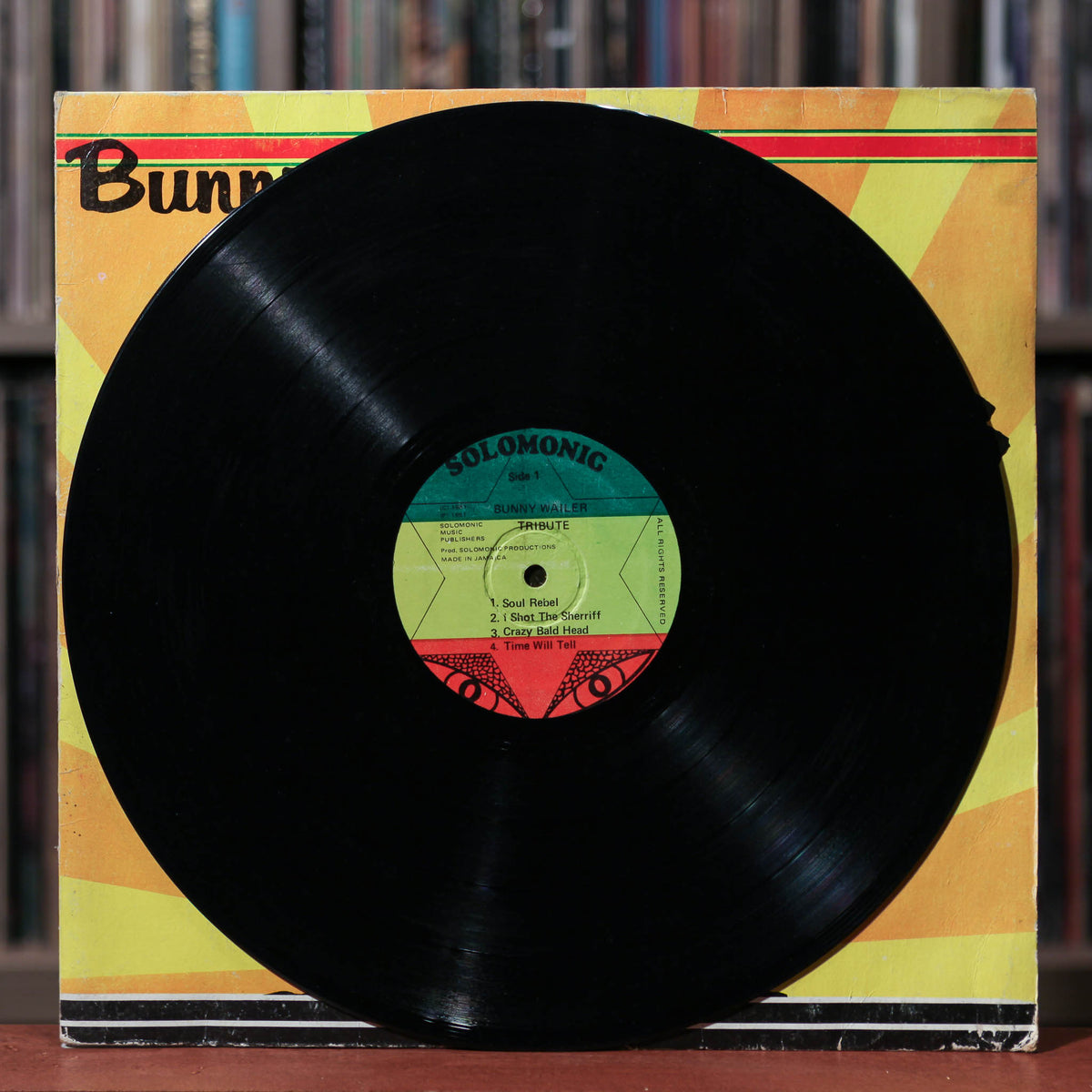Bunny Wailer - Tribute - Jamaican Import - 1981 Solomonic, VG/VG