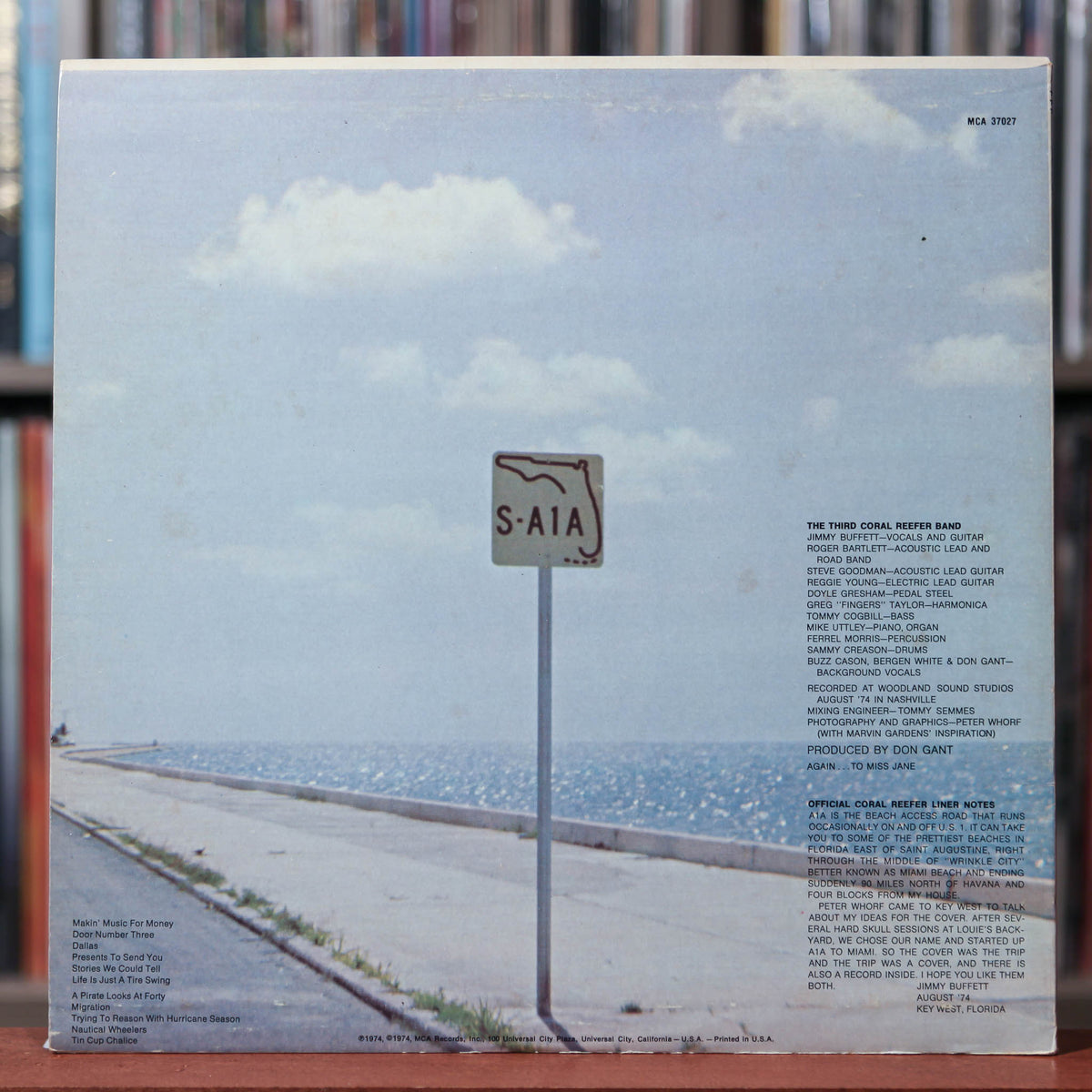 Jimmy Buffett - A1A - 1974 MCA, VG+/VG+