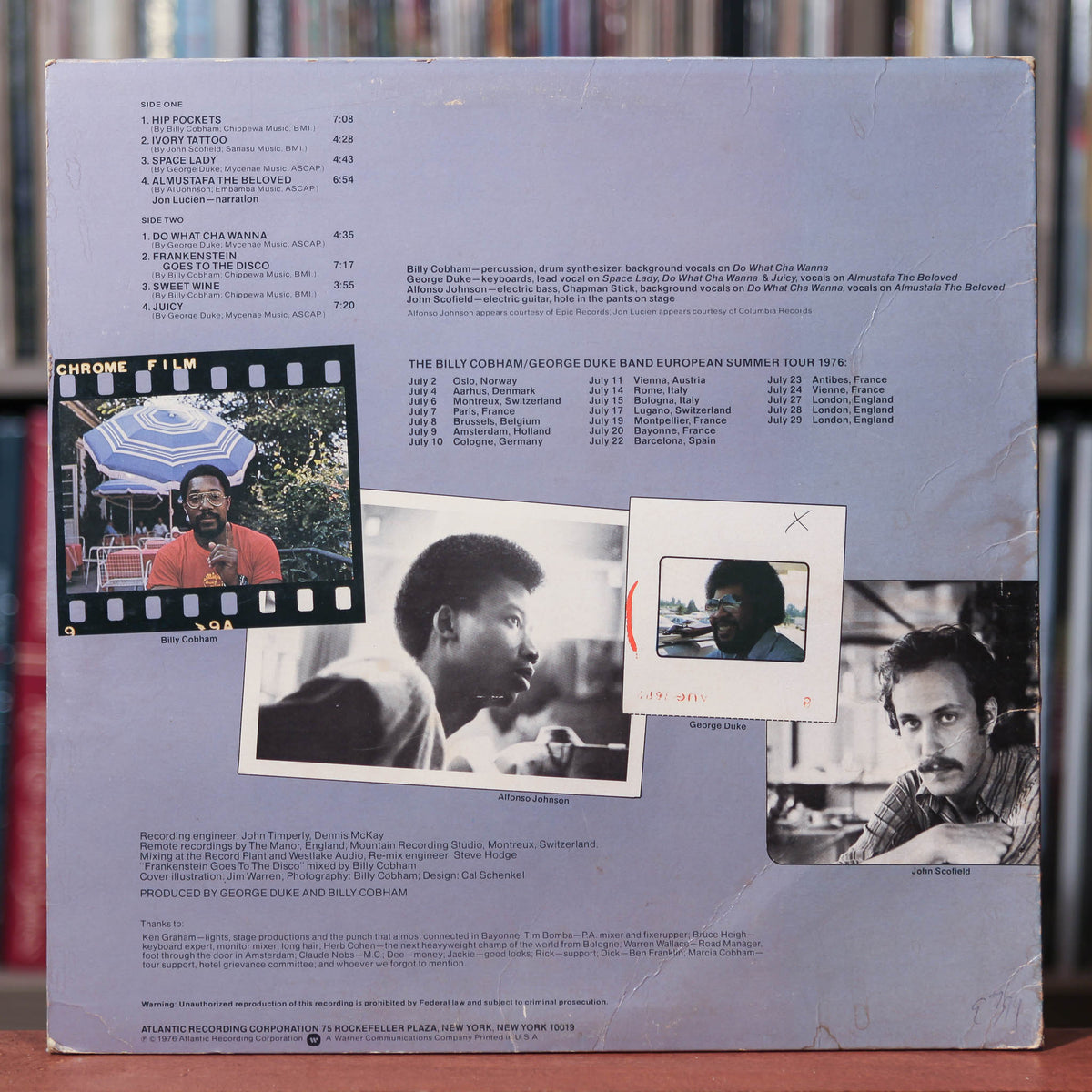 The Billy Cobham / George Duke Band – "Live" On Tour In Europe - 1976