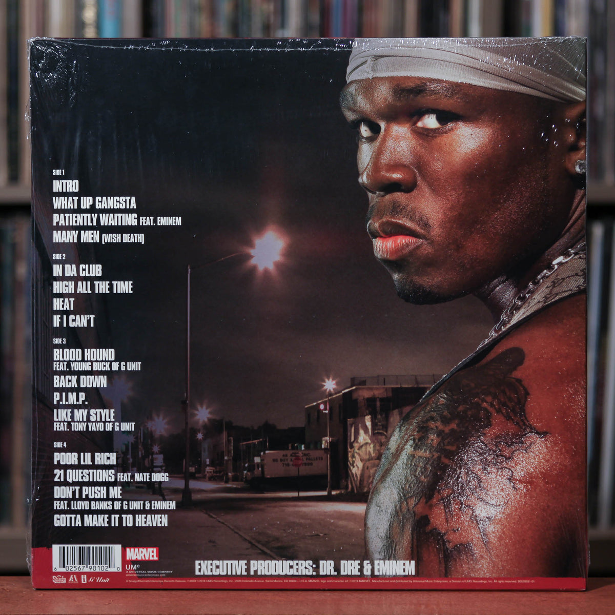 50 Cent - Get Rich Or Die Tryin' - 2LP - Red Vinyl - 2018 Shady, EX/EX