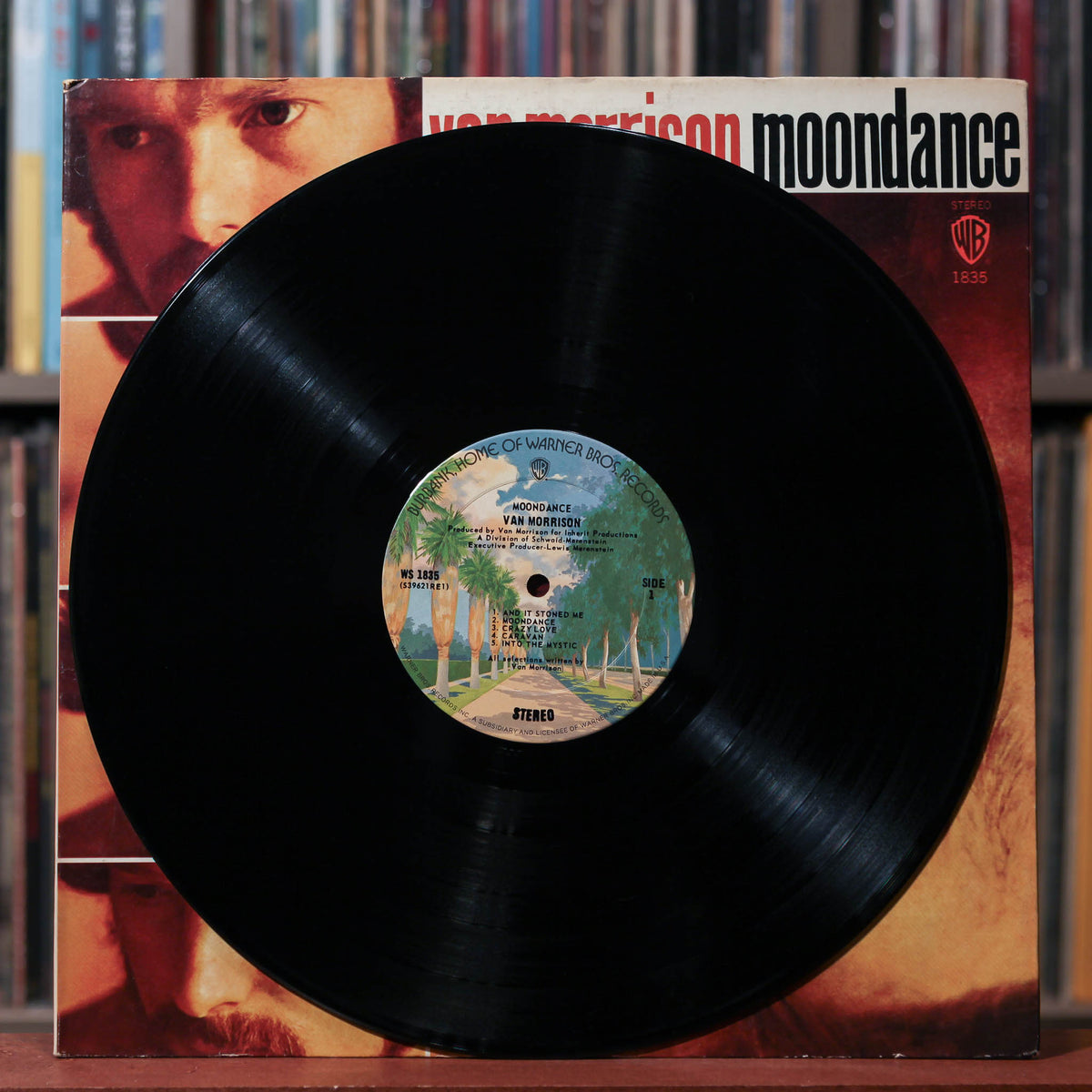 Van Morrison - Moondance - 1976 Warner Bros. Records, VG+/VG