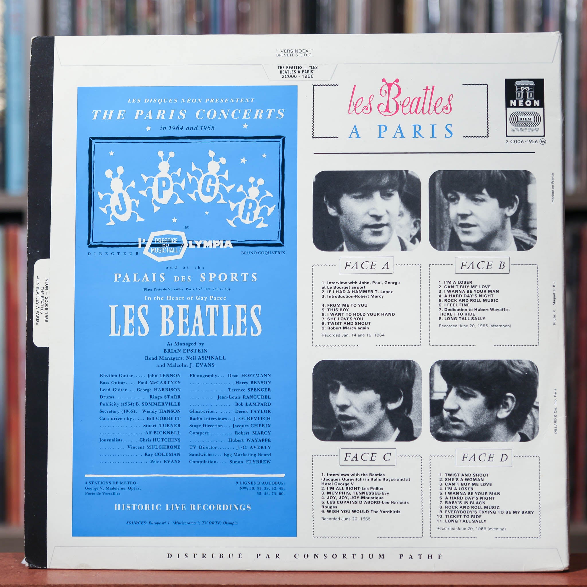 The Beatles - Les Beatles A Paris - 2LP - RARE French Import - 1986, V