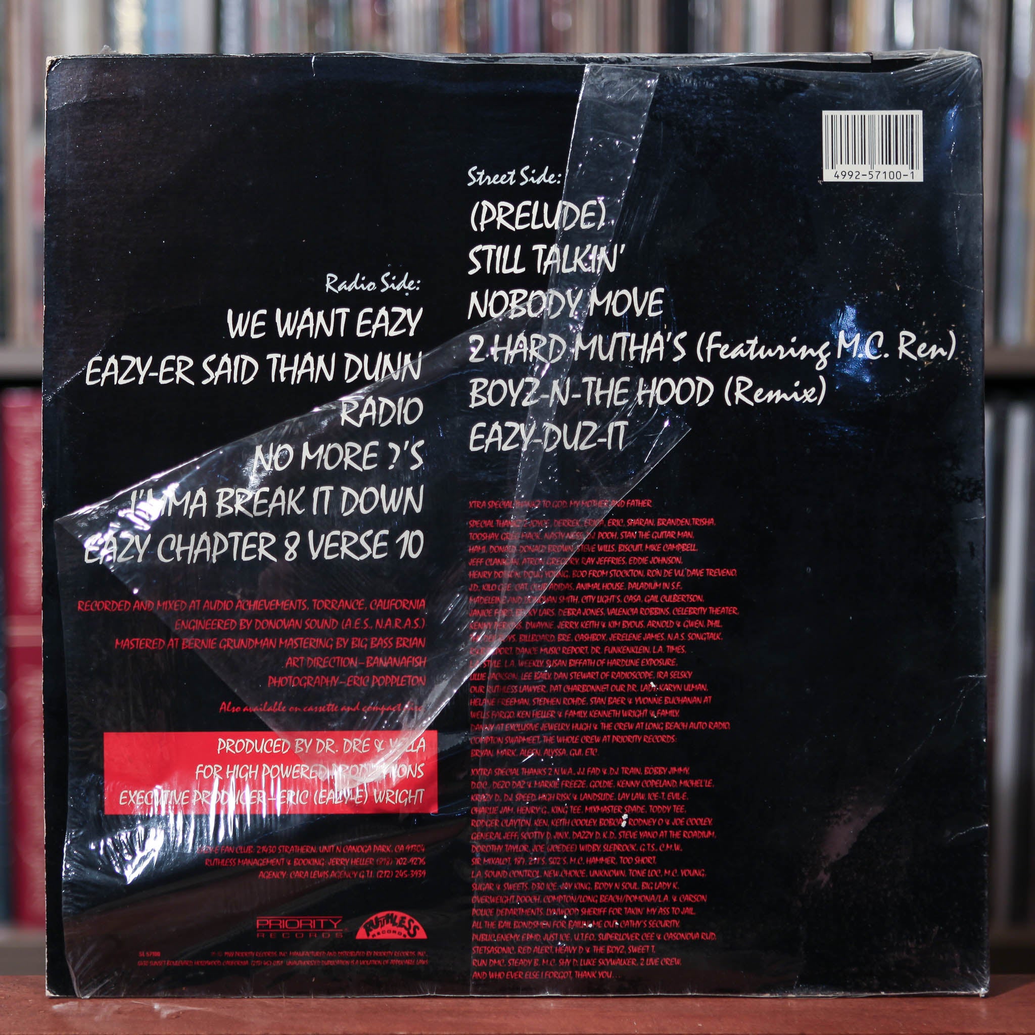 Eazy-E - Eazy-Duz-It - 1988 Ruthless Records, VG/VG w/Shrink