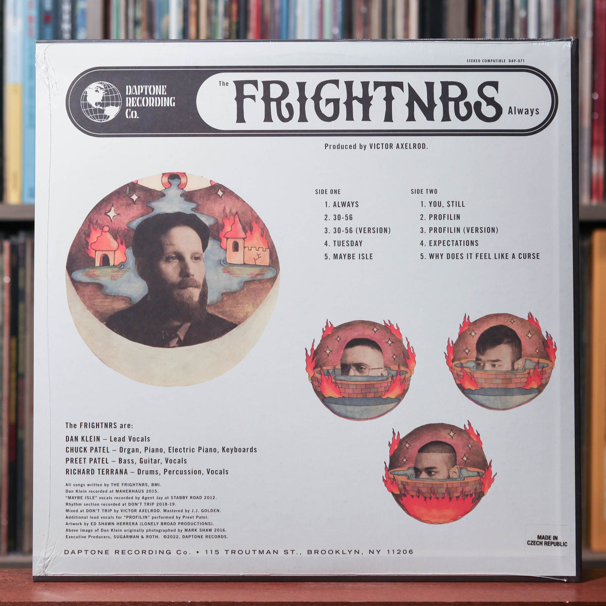 The Frightnrs - Always - RED & BLUE SPLATTER 2022 Daptone Records SEAL