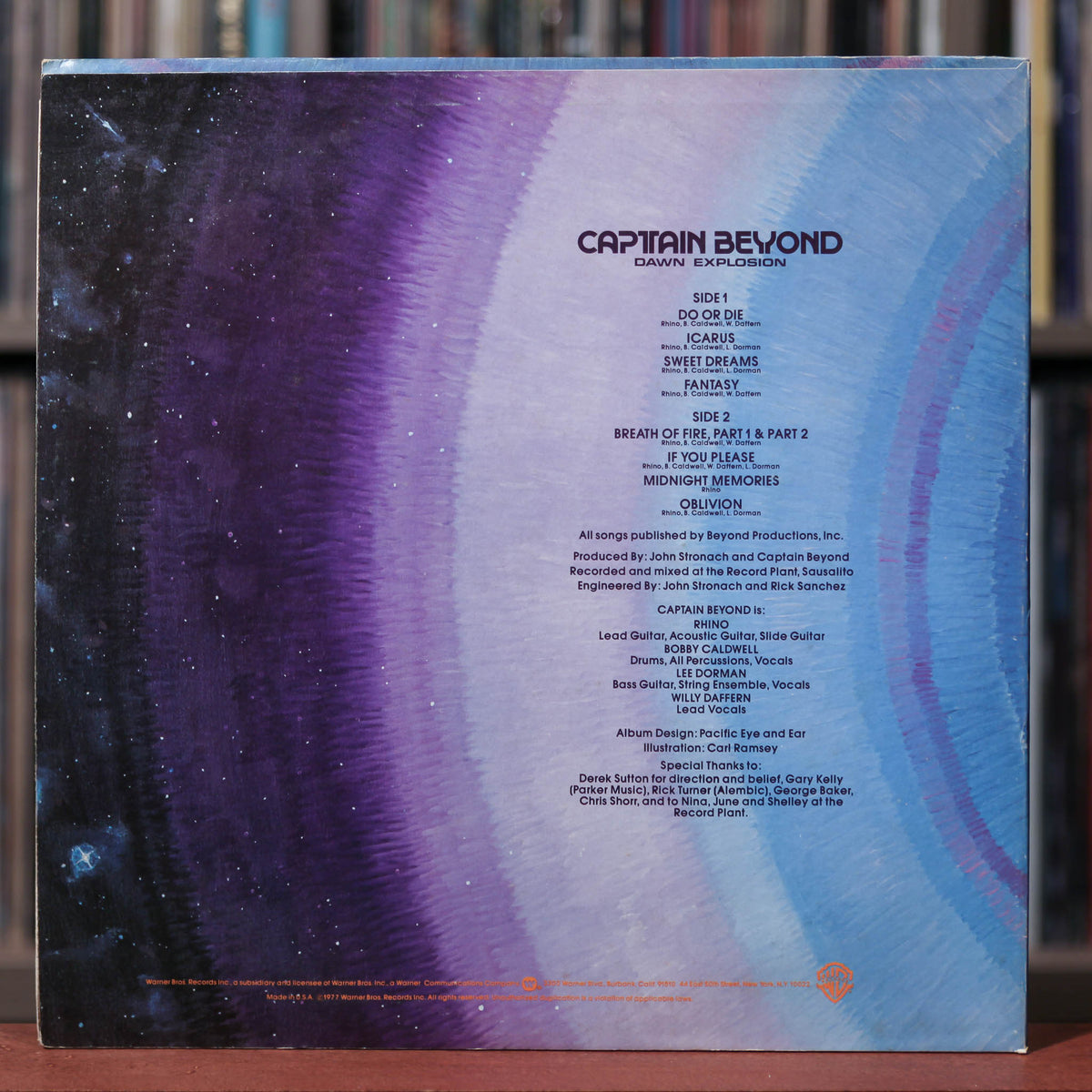 Captain Beyond - Dawn Explosion - 1977 Warner Bros, EX/EX