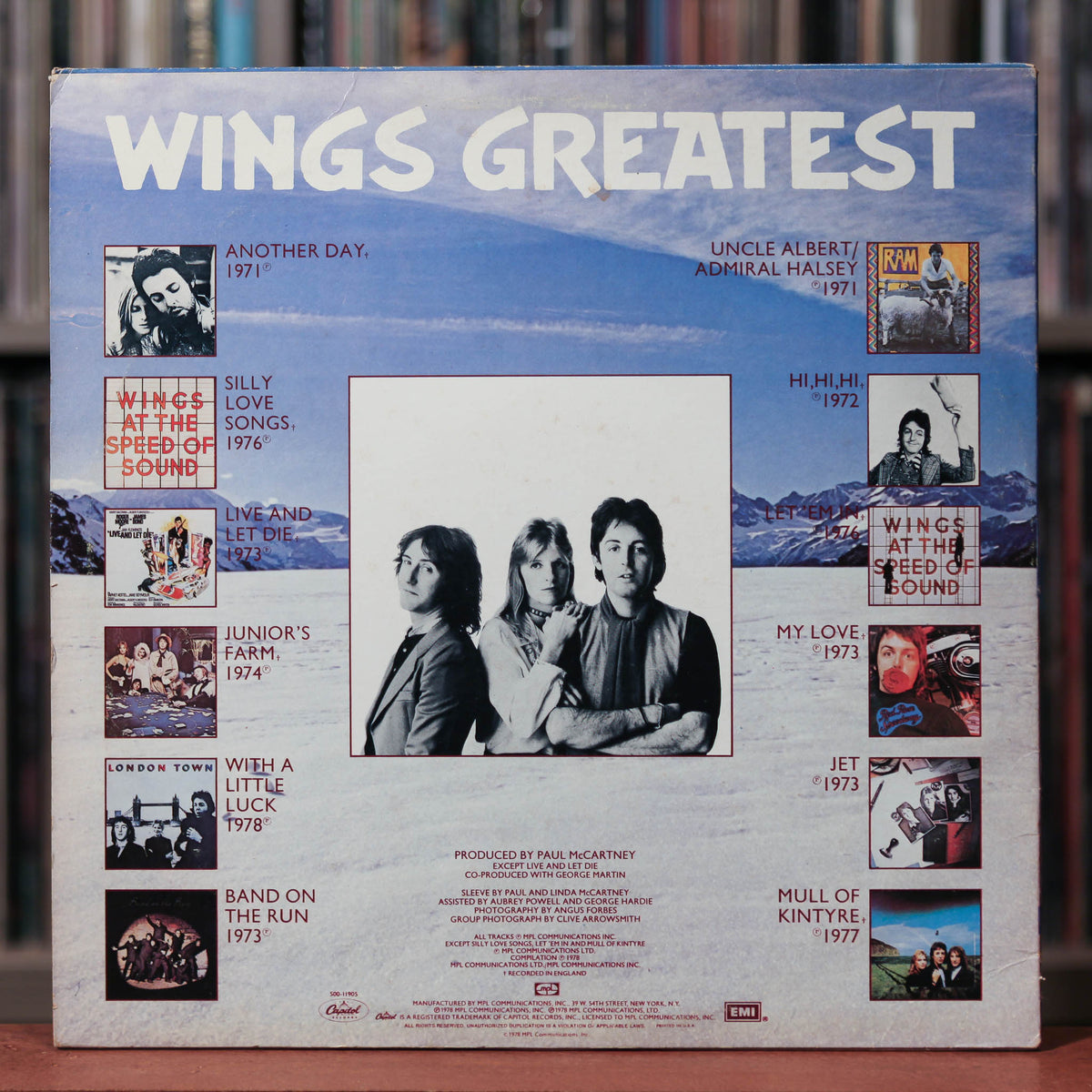 Wings - Greatest Hits - 1978 Capitol, VG/VG