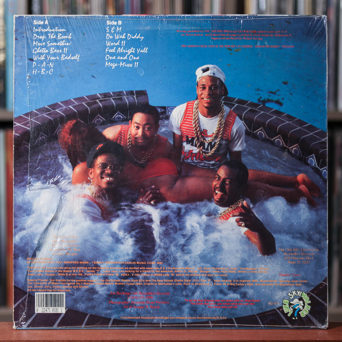 Two Live Crew - Move Somthin' - 1988 Luke Skyywalker Records, VG+/VG w