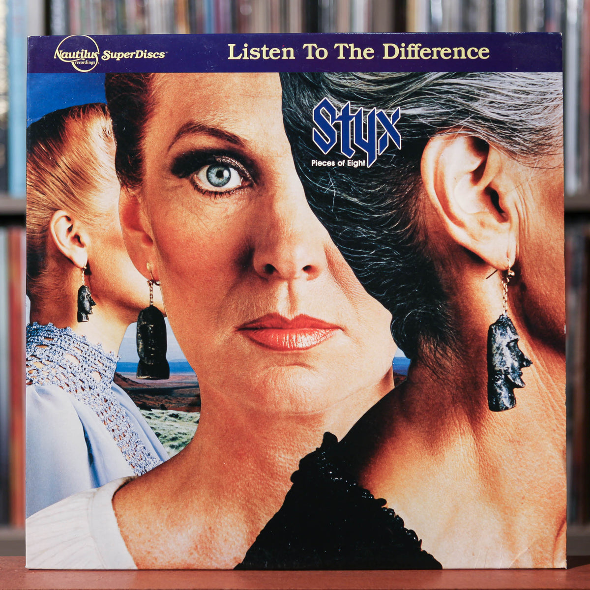 Styx - Pieces Of Eight - SuperDisc - 1980 Nautilus Recordings, VG+/VG