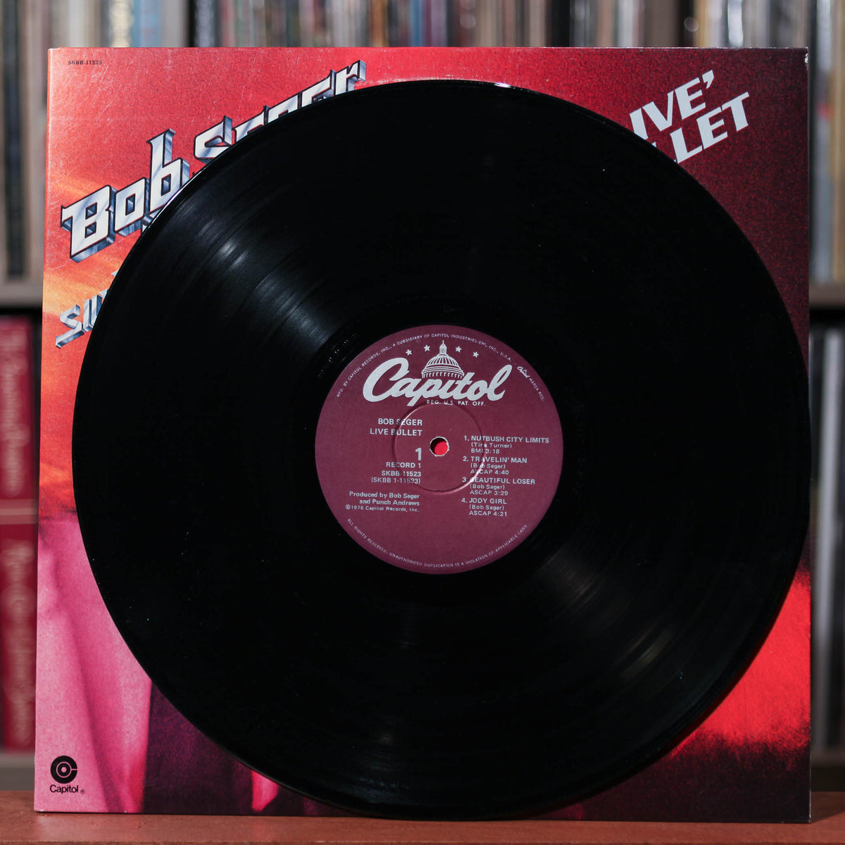 Bob Seger - Live Bullet - 2LP - 1976 Capitol, VG+/VG+