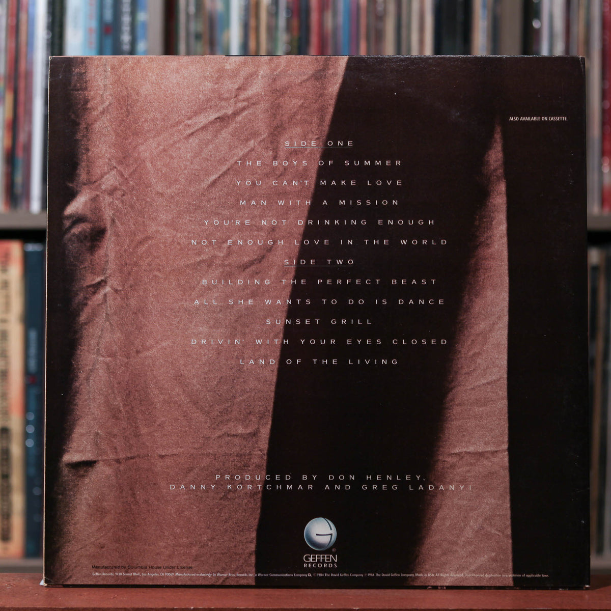 Don Henley - Building The Perfect Beast - 1984 Geffen Records, VG/VG+