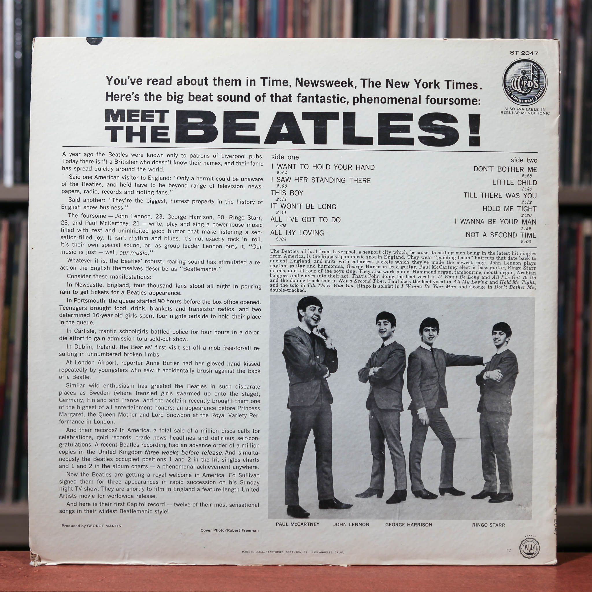 The Beatles - Meet The Beatles! - 1980's Capitol - VG/VG+