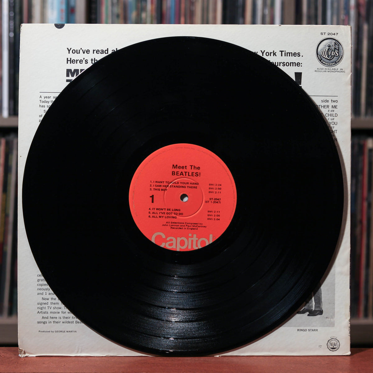 The Beatles - Meet The Beatles! - 1980's Capitol - VG/VG+