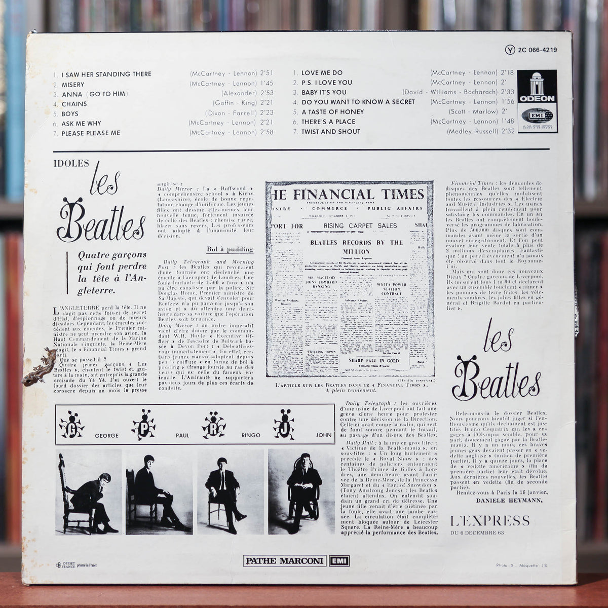 The Beatles - No. 1 - RARE French Import - 1974 Odeon, VG/VG