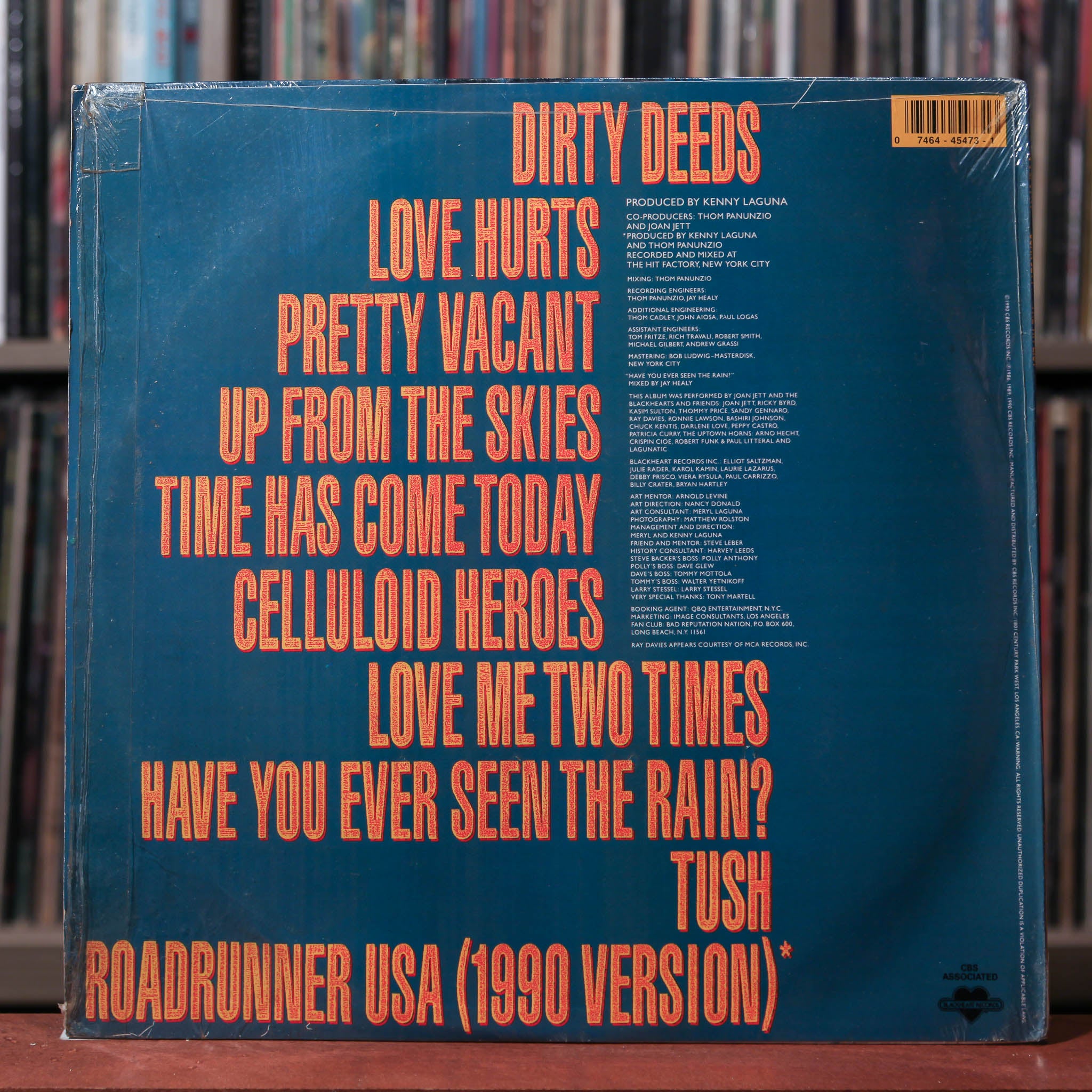 Joan Jett - The Hit List - 1990 CBS Associated Records, VG+/VG+