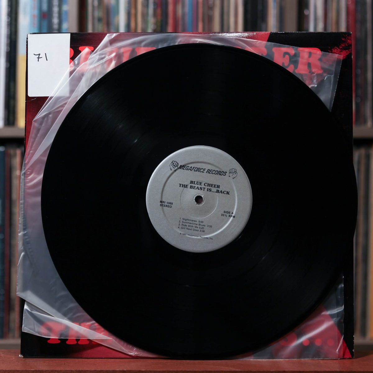 Blue Cheer - The Beast Is...Back - 1985 Megaforce Records, VG/VG+